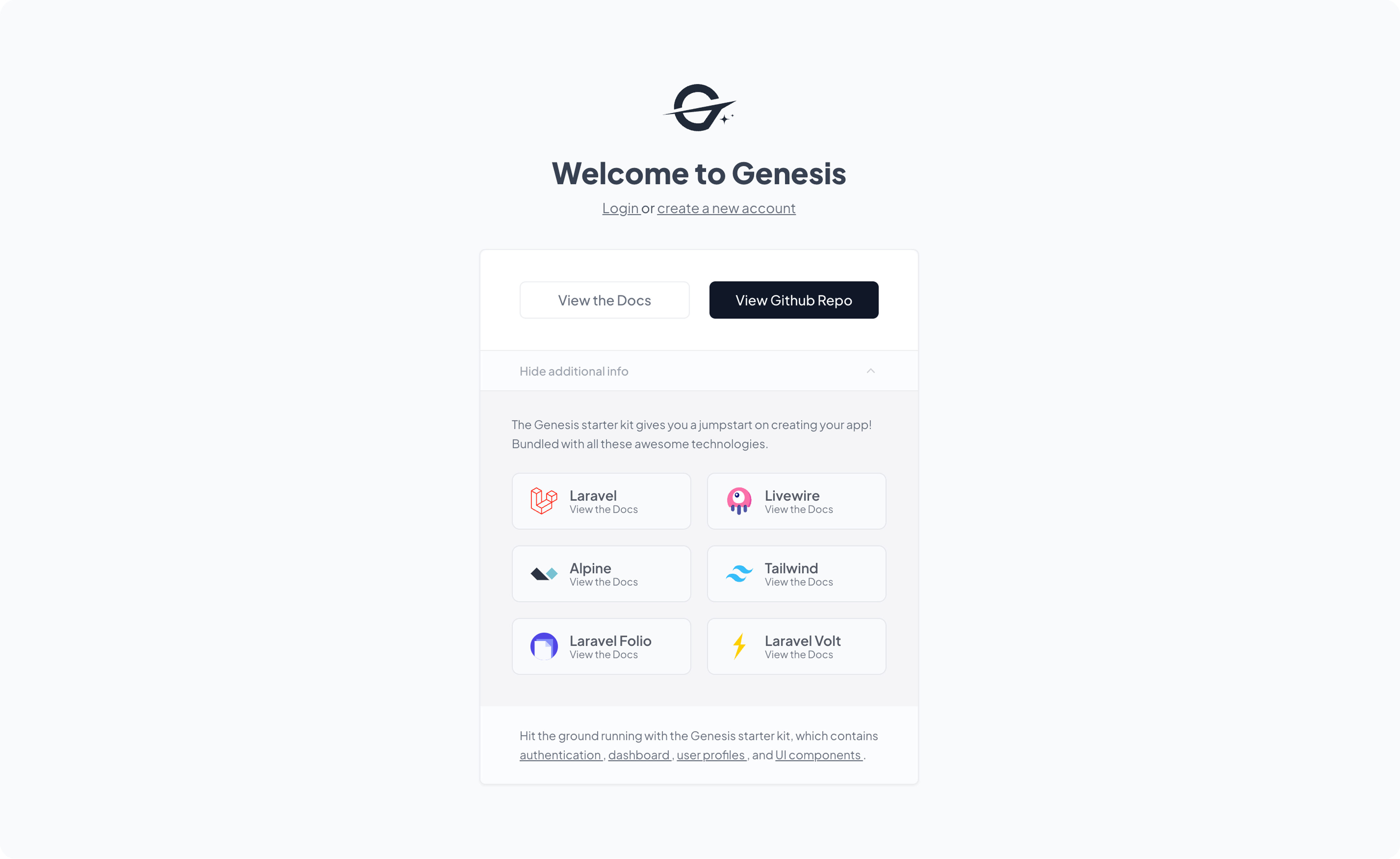 GitHub - arcdigital/thedevdojo-genesis: An Application Starter Kit ... GitHub - arcdigital/thedevdojo-genesis: An Application Starter Kit ...