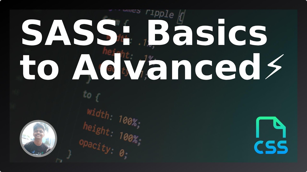 SaSS basics to advanced: Give superpower to your CSS - DevDojo