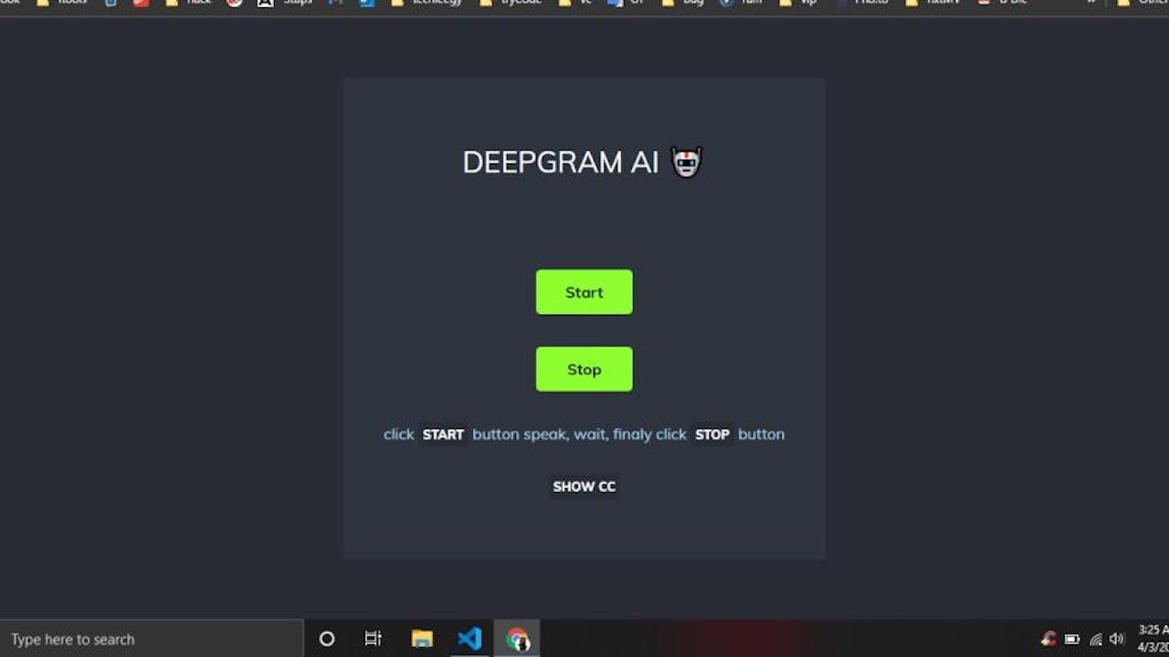 How to perfectly use Deepgram in React-JS? - DevDojo