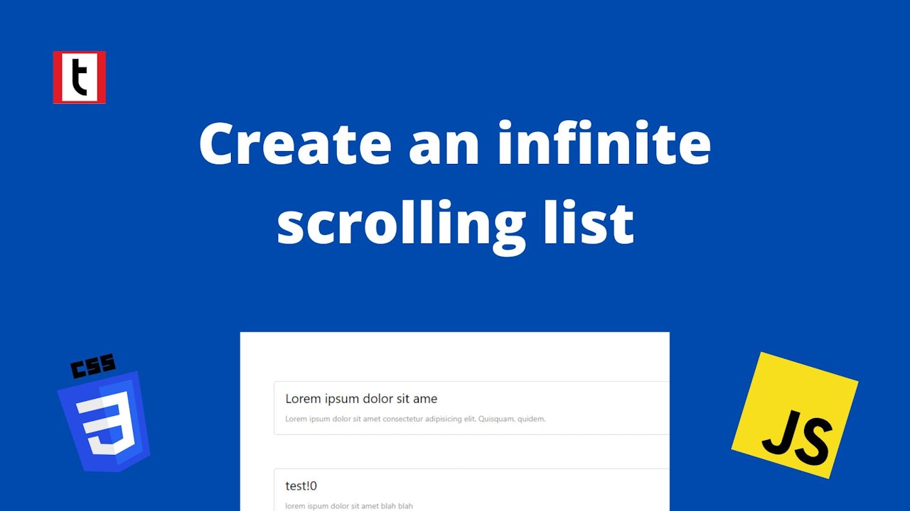 Creating An Infinite Scrollable List With Javascript 1681