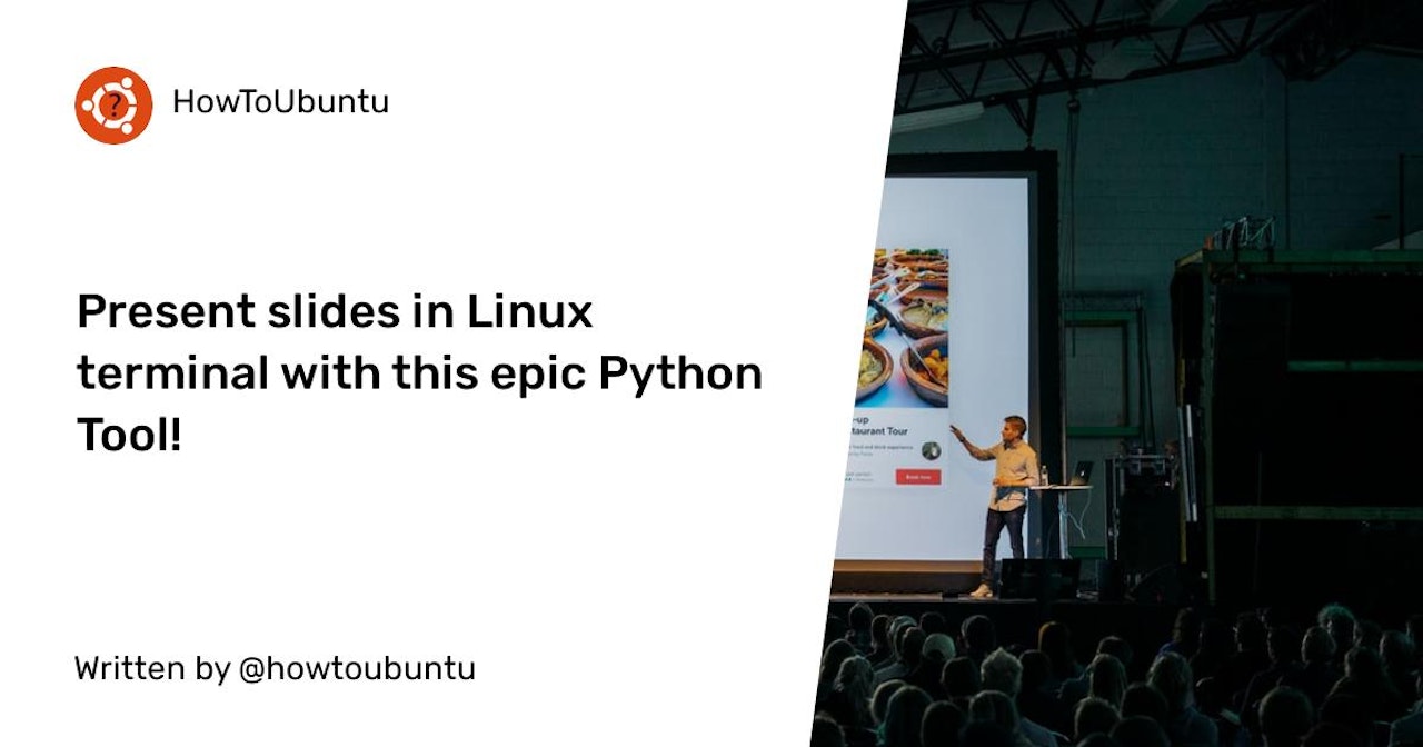Present slides in Linux terminal with this epic Python Tool! - DevDojo