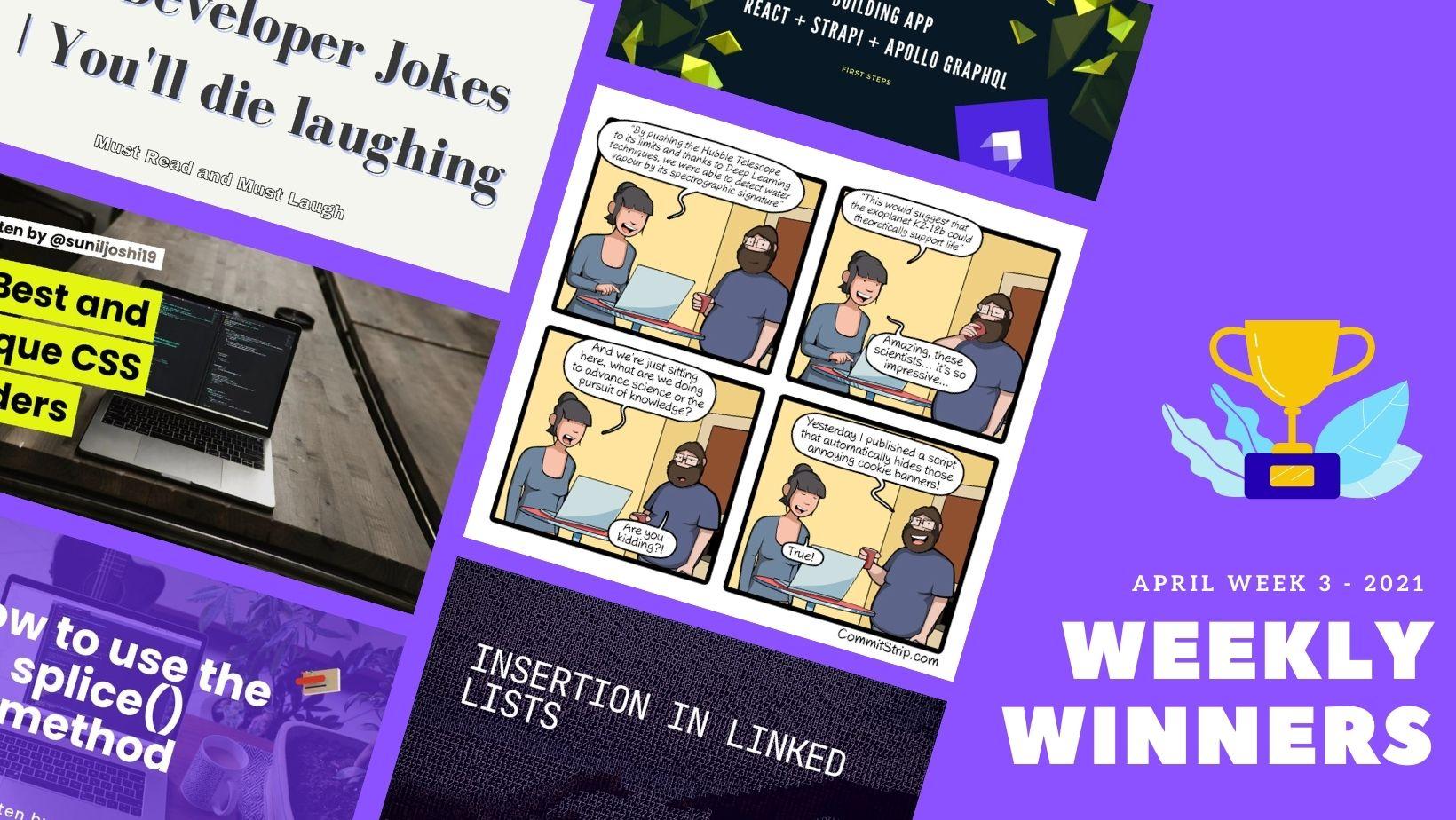 DevDojo Weekly Winners Week 3 June 2021 - DevDojo