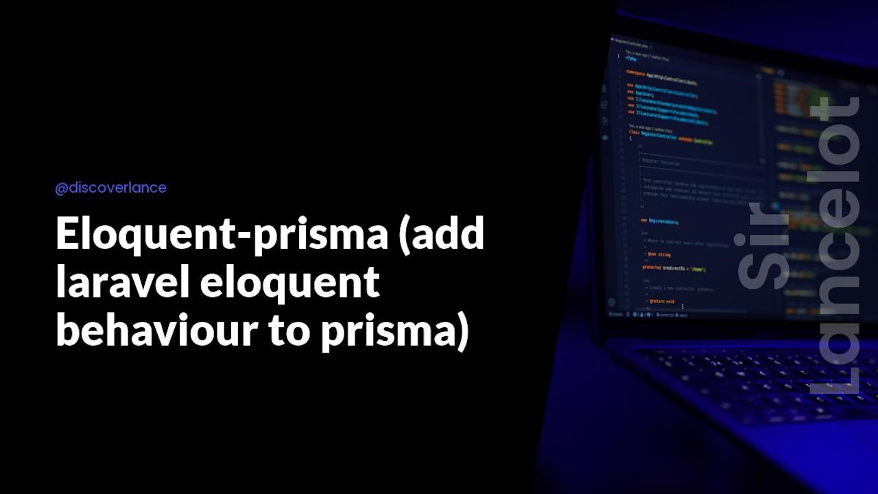 Eloquent-prisma (add laravel eloquent behaviour to prisma) - DevDojo