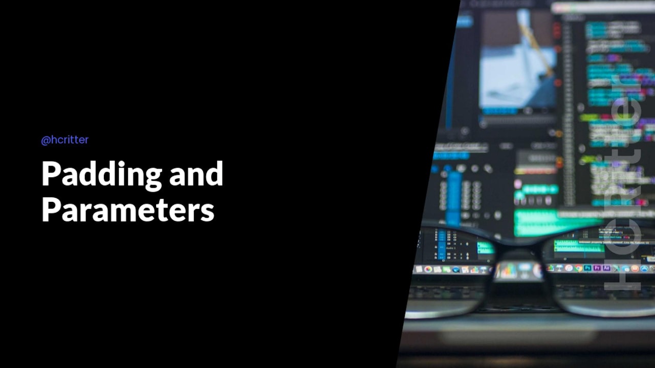 Padding and Parameters - DevDojo