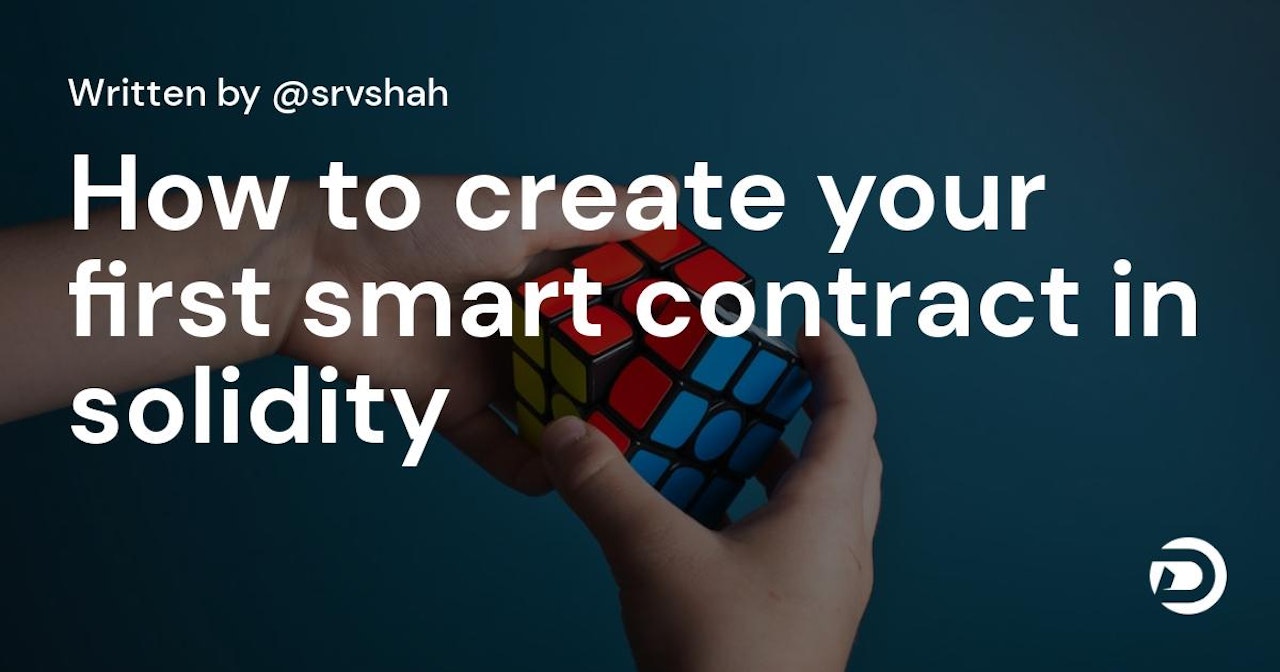 How to create your first smart contract in Solidity - DevDojo