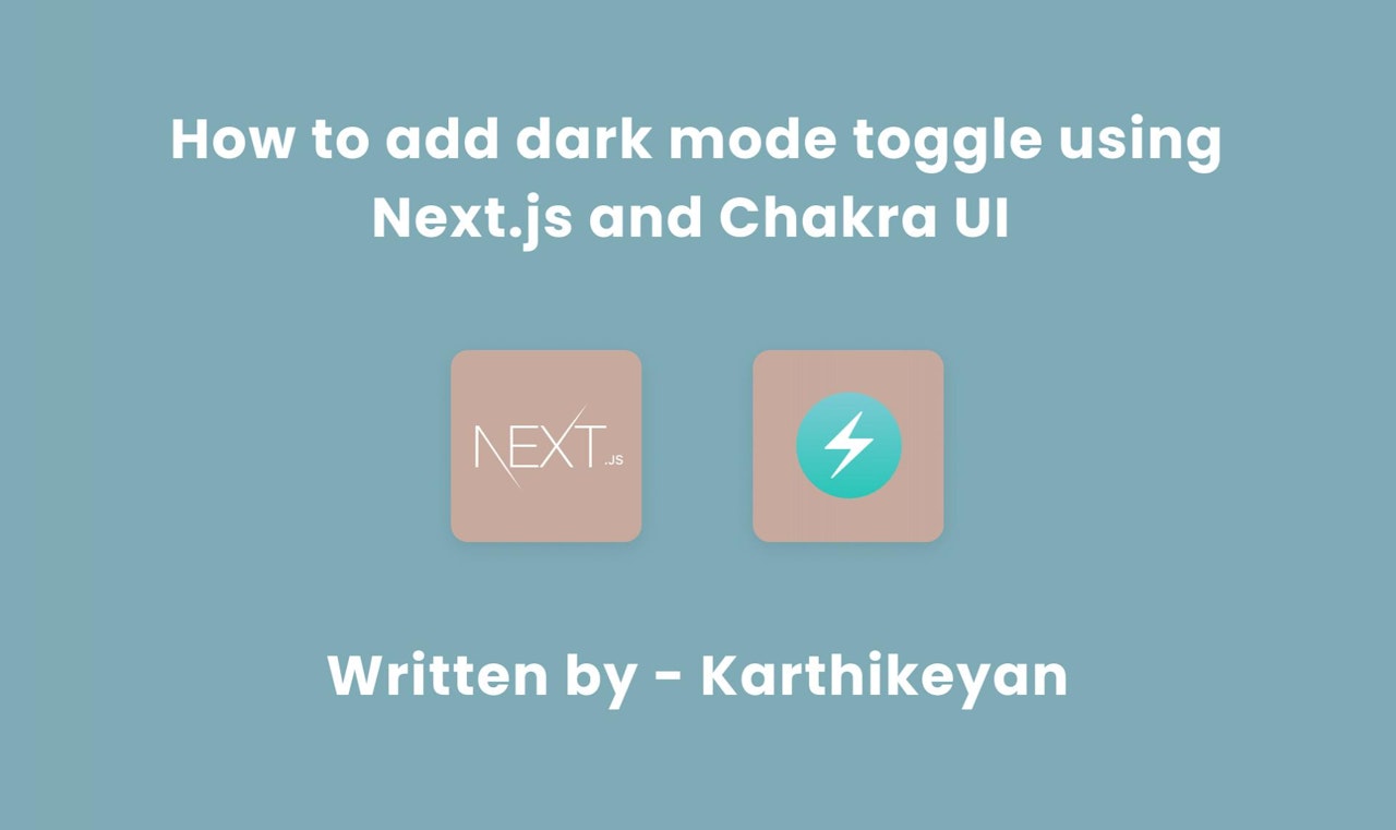 How to add dark mode toggle to Next.js application using Chakra UI - DevDojo