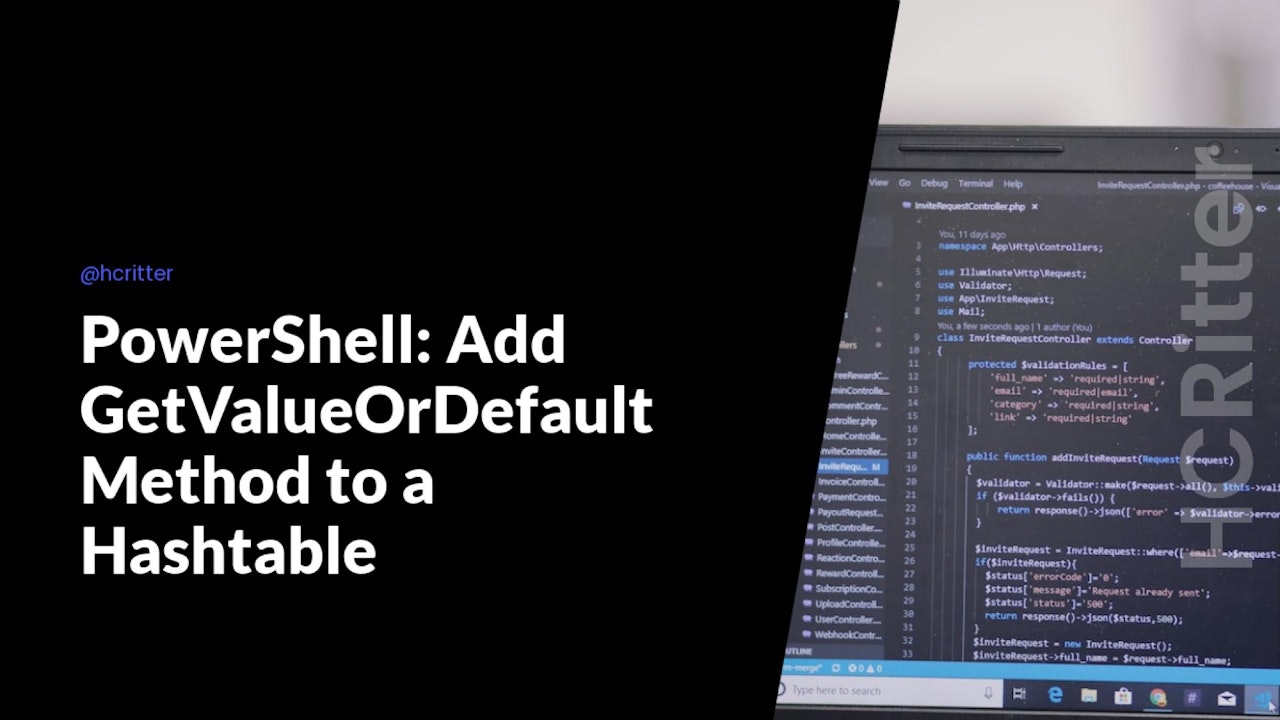 PowerShell: Add GetValueOrDefault Method to a Hashtable - DevDojo