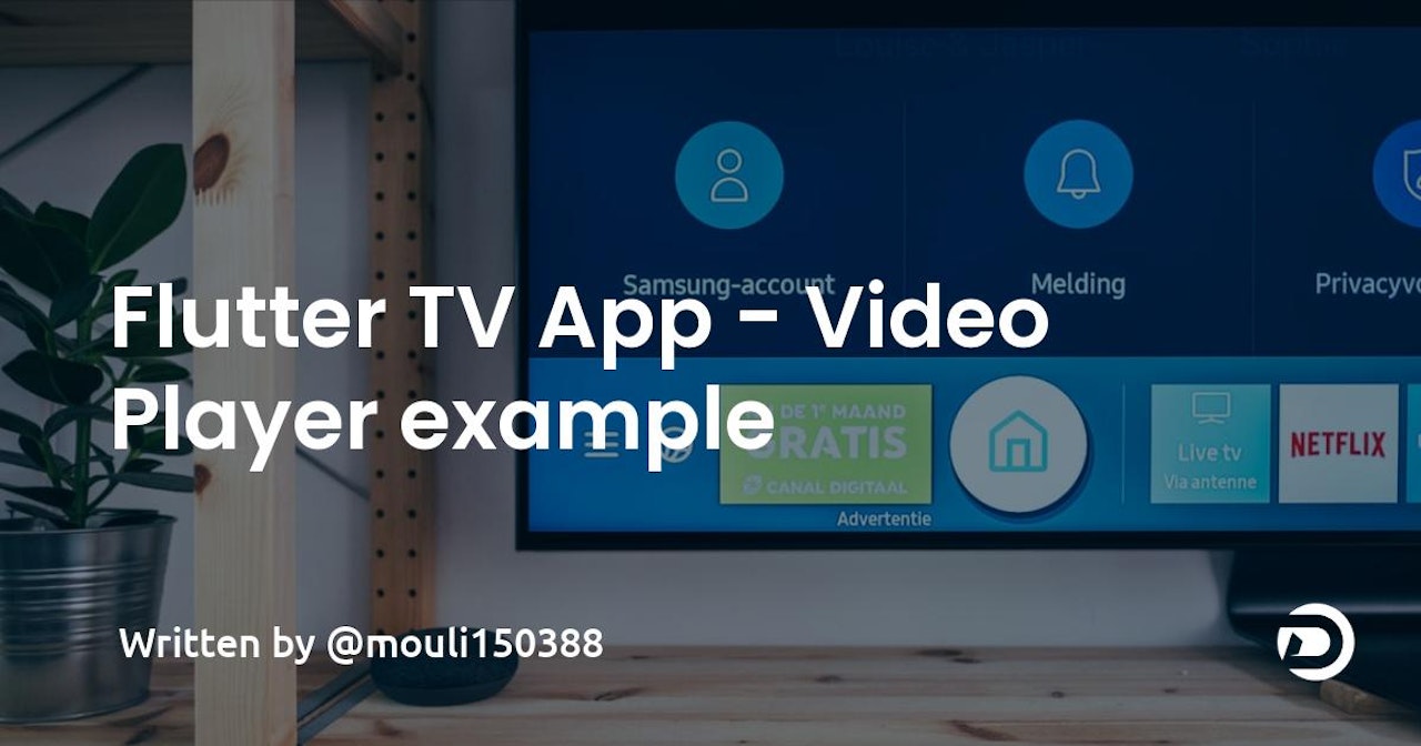 Flutter TV App - Video Player example - DevDojo
